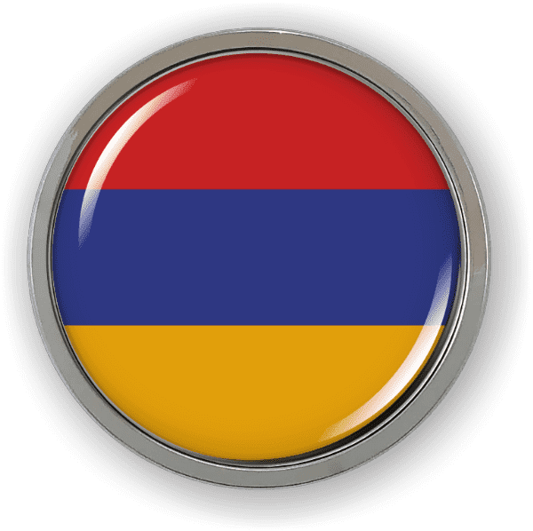 Armenia Flag - Country Emblem - Best License Plate Frames