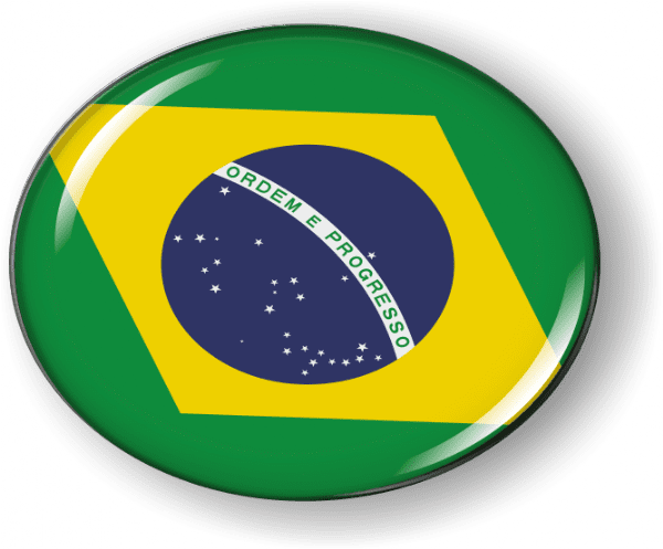 Brazil - Flag - Country Emblem - Best License Plate Frames