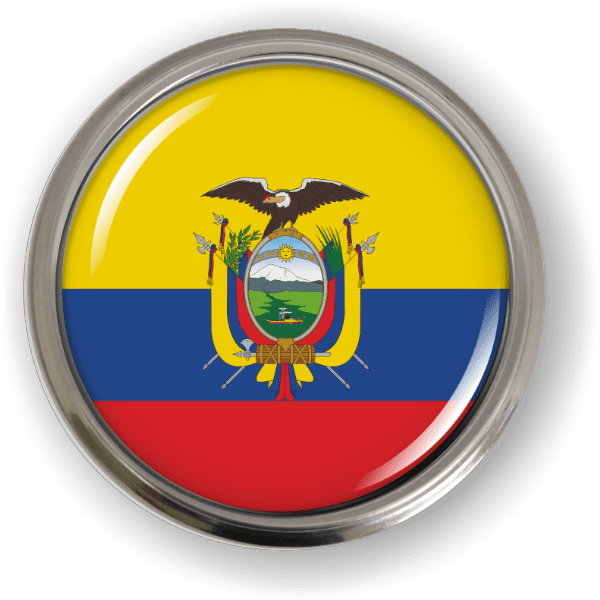 Ecuador - Flag - Country Emblem - Best License Plate Frames