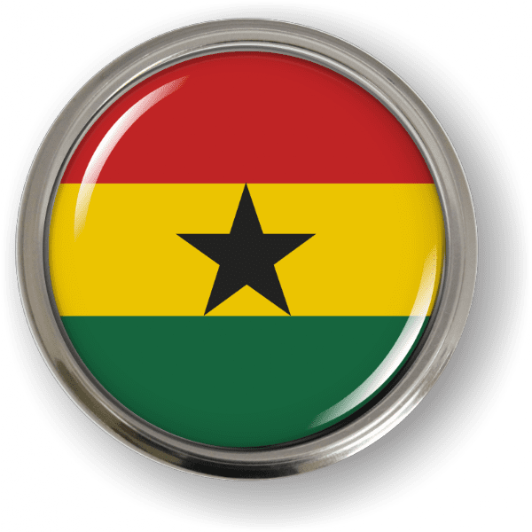 Ghana - Flag - Country Emblem - Best License Plate Frames