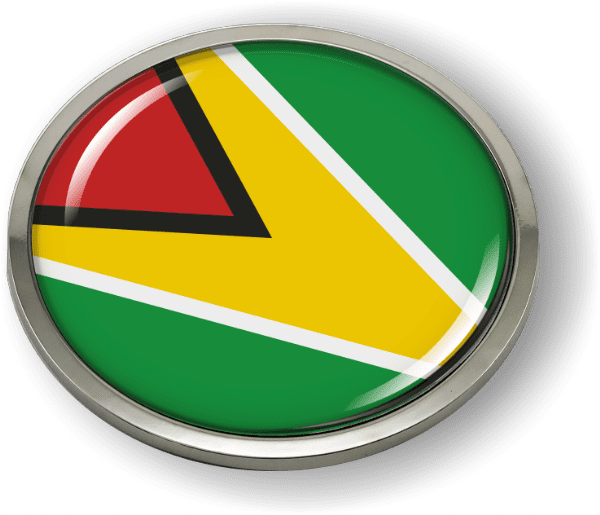 Guyana - Flag - Country Emblem - Best License Plate Frames