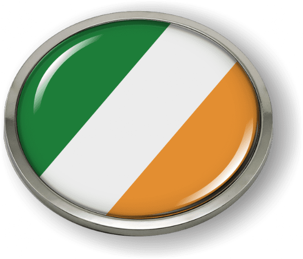Ireland - Flag - Country Emblem - Best License Plate Frames