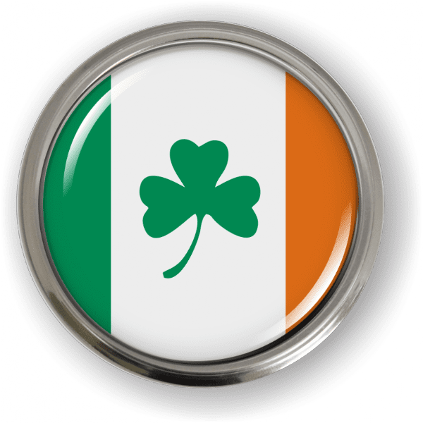 Irish Shamrock - Flag - Country Emblem - Best License Plate Frames