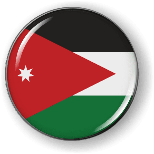 Jordan - Flag - Country Emblem - Best License Plate Frames