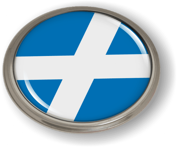 Scotland - Flag - Country Emblem - Best License Plate Frames