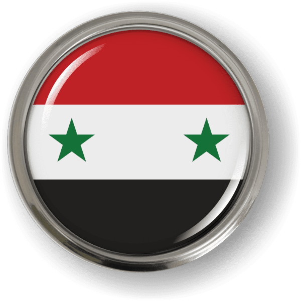 Syria - Flag - Country Emblem - Best License Plate Frames