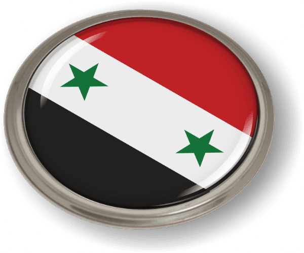 Syria - Flag - Country Emblem - Best License Plate Frames
