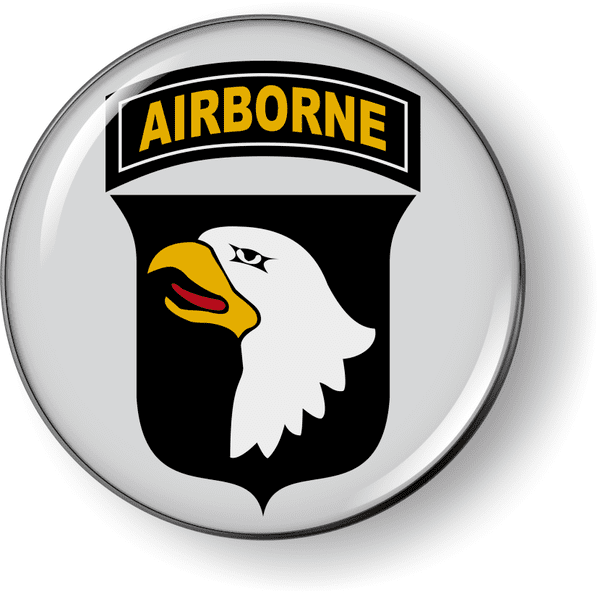 101st Airborne Division Emblem - BestLicensePlateFrames.com