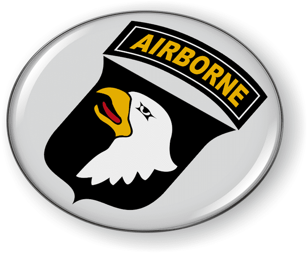 101st Airborne Division Emblem - BestLicensePlateFrames.com