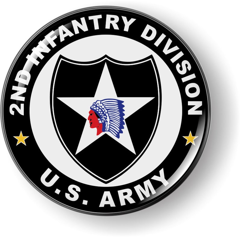 2nd Infantry Division US Army Emblem - BestLicensePlateFrames.com