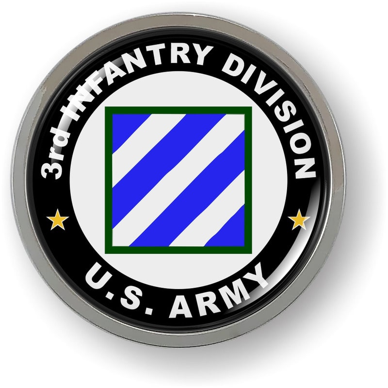3rd Infantry Division US Army Emblem - BestLicensePlateFrames.com