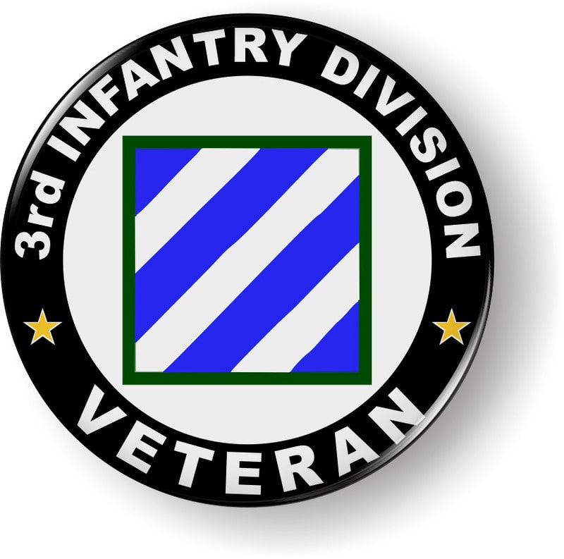3rd Infantry Division Veteran US Army Emblem - BestLicensePlateFrames.com