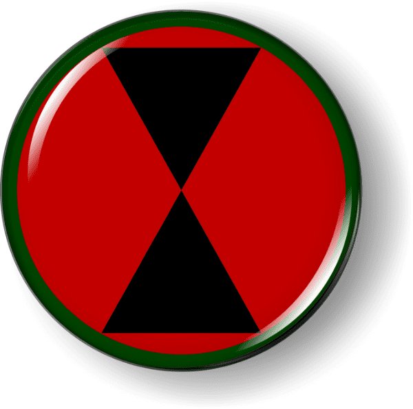 7th Infantry Division Emblem - BestLicensePlateFrames.com