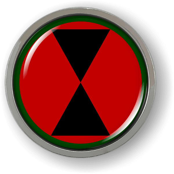 7th Infantry Division Emblem - BestLicensePlateFrames.com
