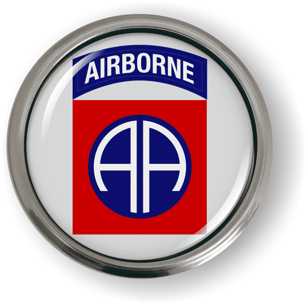 82nd Airborne Division Emblem - BestLicensePlateFrames.com