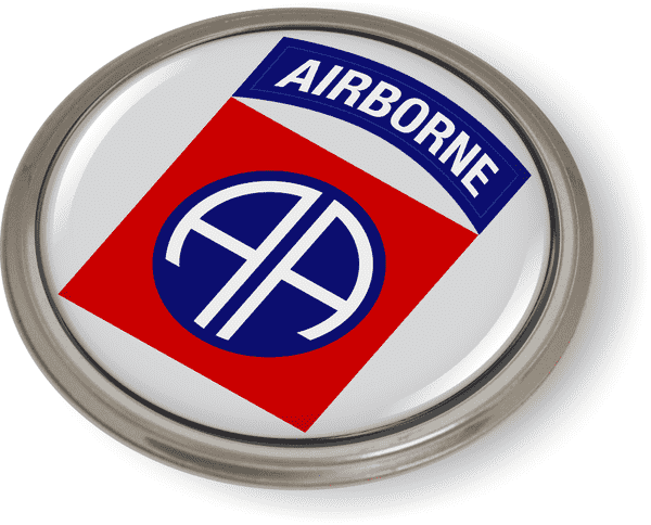 82nd Airborne Division Emblem - BestLicensePlateFrames.com