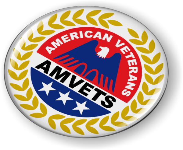 AMVETS American Veterans Emblem - BestLicensePlateFrames.com