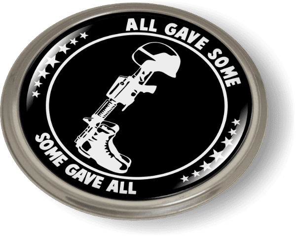 All Gave Some Some Gave All Emblem - BestLicensePlateFrames.com