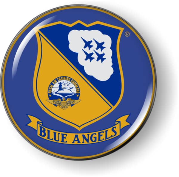U.S. Navy Blue Angels Emblem - BestLicensePlateFrames.com