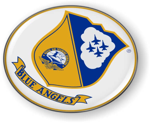 U.S. Navy Blue Angels Emblem - BestLicensePlateFrames.com