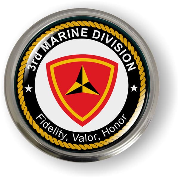 3rd Marine Division - BestLicensePlateFrames.com