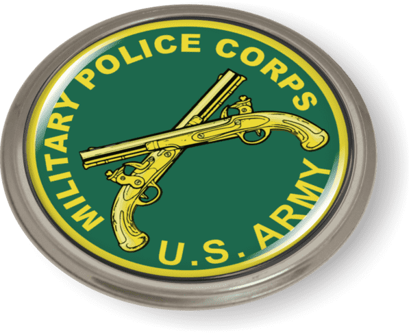 Military Police Corps Emblem - BestLicensePlateFrames.com