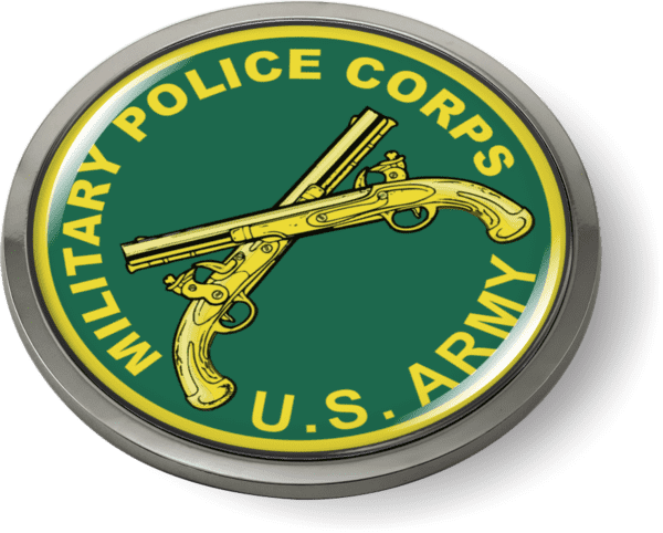 Military Police Corps Emblem - BestLicensePlateFrames.com