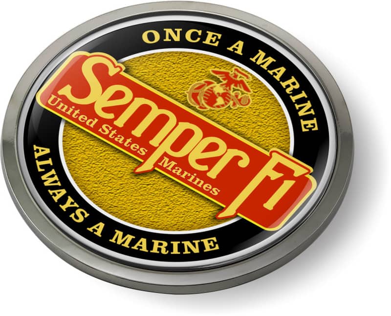 Semper Fi USMC - BestLicensePlateFrames.com