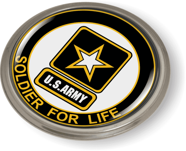 Soldier for Life Emblem - BestLicensePlateFrames.com