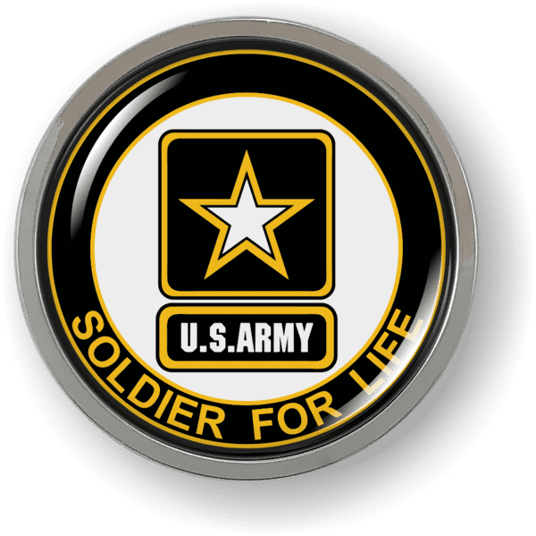 Soldier for Life Emblem - BestLicensePlateFrames.com