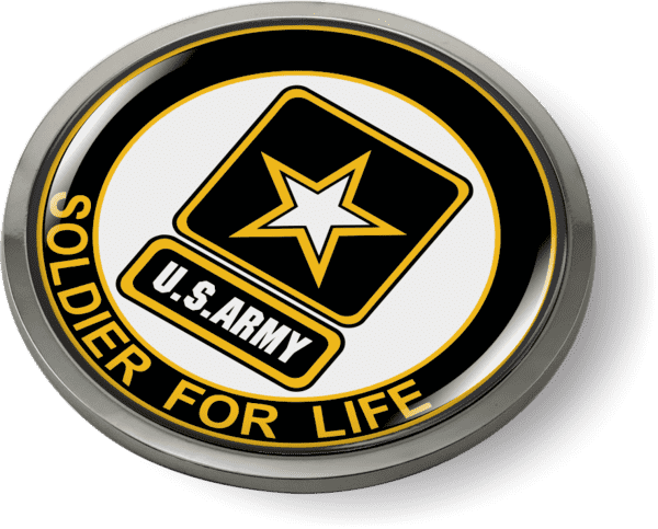 Soldier for Life Emblem - BestLicensePlateFrames.com