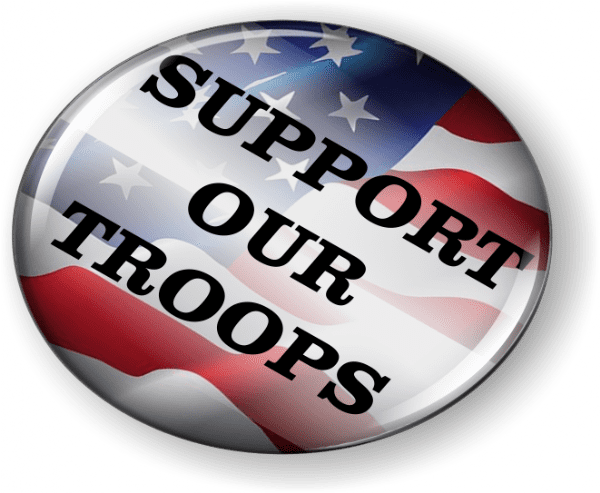 Support Our Troops Emblem - BestLicensePlateFrames.com