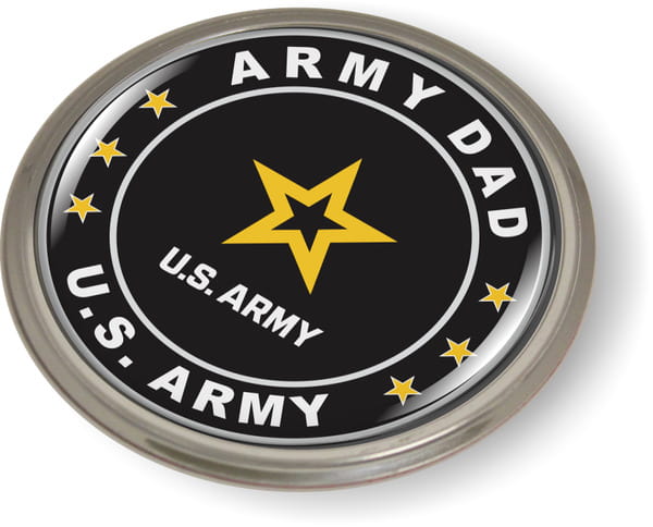 U.S. Army Dad Emblem - BestLicensePlateFrames.com