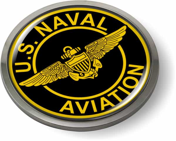 U.S. Naval Aviation with Gold Navy Aviator Wings Emblem ...