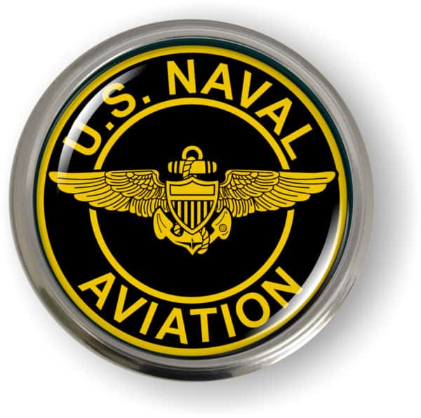 U.S. Naval Aviation with Gold Navy Aviator Wings Emblem ...