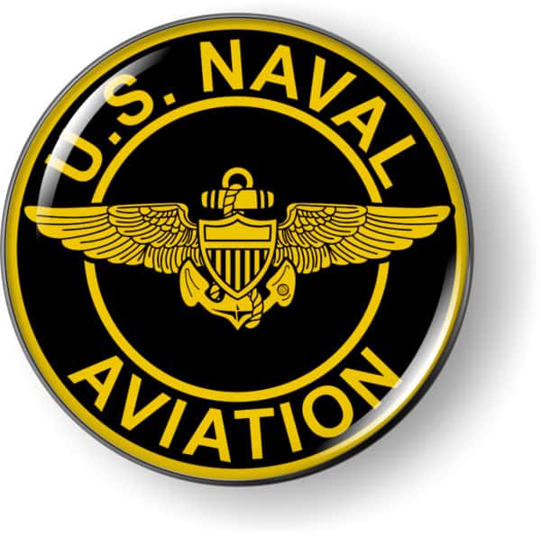 U.S. Naval Aviation with Gold Navy Aviator Wings Emblem ...