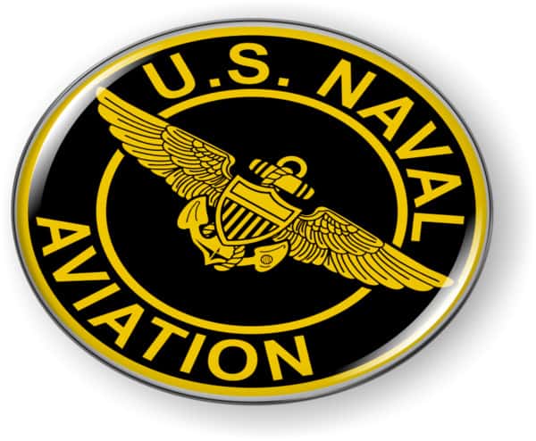 U.S. Naval Aviation with Gold Navy Aviator Wings Emblem ...