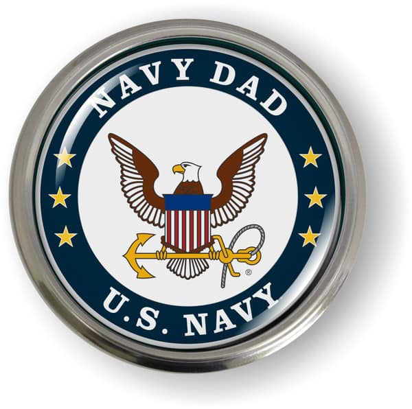 U.S. Navy Dad Emblem - BestLicensePlateFrames.com