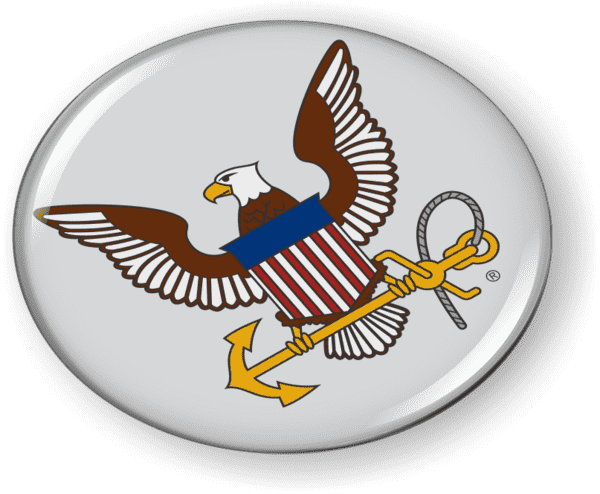 U.S. Navy Eagle and Anchor Emblem - BestLicensePlateFrames.com