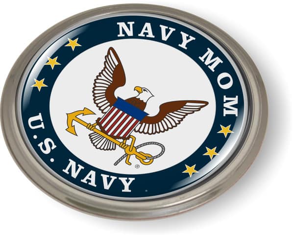 U.S. Navy Mom Emblem - BestLicensePlateFrames.com