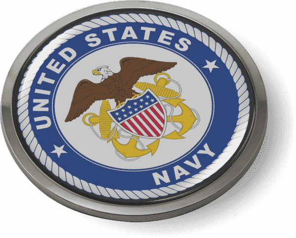 U.S. Navy Officer Crest Emblem - BestLicensePlateFrames.com