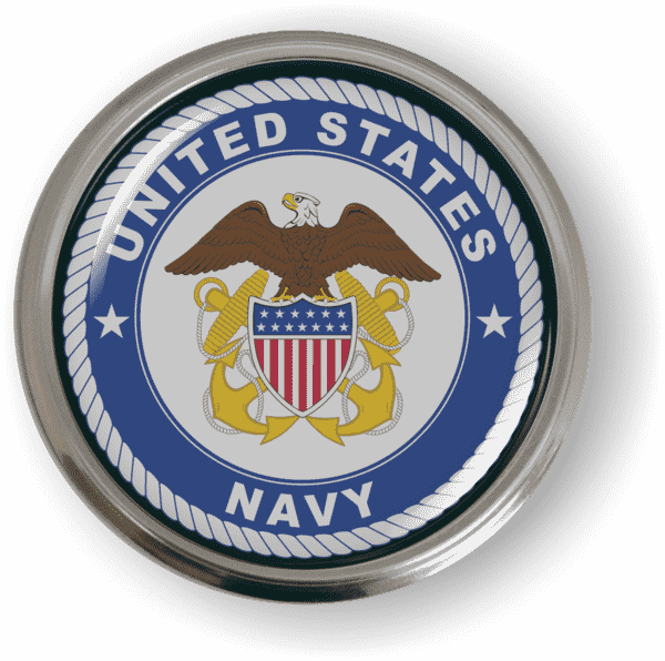 U.S. Navy Officer Crest Emblem - BestLicensePlateFrames.com