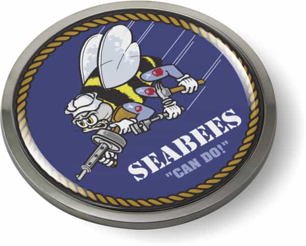 U.S. Navy Seabees Emblem - BestLicensePlateFrames.com