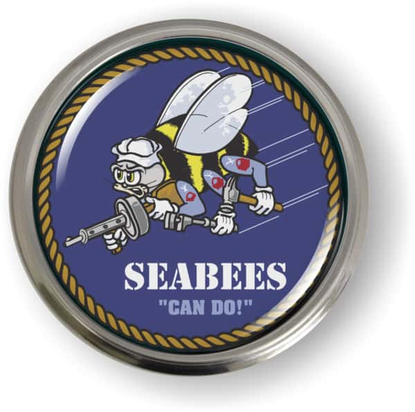 U.S. Navy Seabees Emblem - BestLicensePlateFrames.com