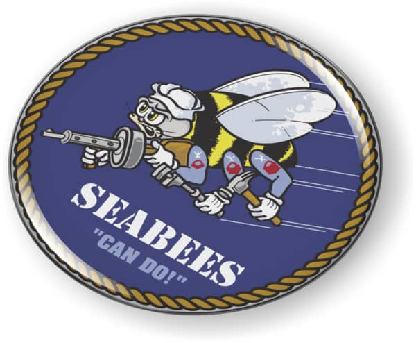 U.S. Navy Seabees Emblem - BestLicensePlateFrames.com