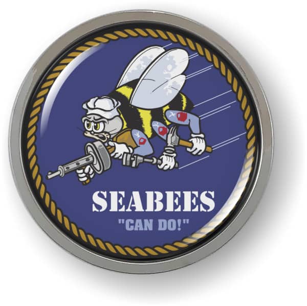 U.S. Navy Seabees Emblem - BestLicensePlateFrames.com