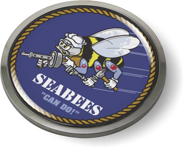 U.S. Navy Seabees Emblem - BestLicensePlateFrames.com