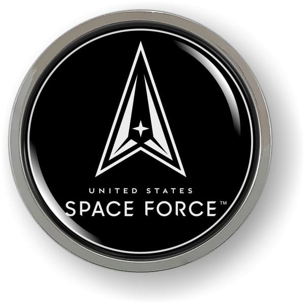 United States Space Force Domed Emblem - BestLicensePlateFrames.com