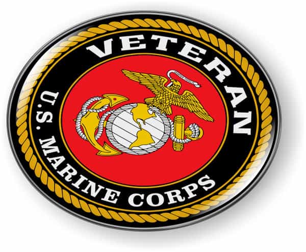 USMC Veteran - BestLicensePlateFrames.com