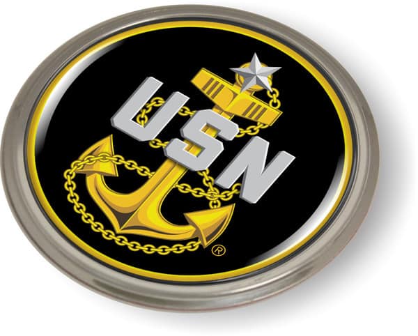 U.S. Navy Senior Chief Petty Officer Emblem - BestLicensePlateFrames.com